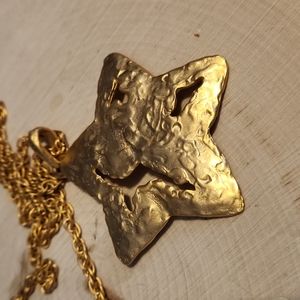 Express | Jewelry | Vintage Express Gold Color Star Design Necklace New ...